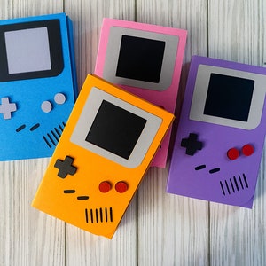 Custom Gameboy Handheld Video Game Candy Bar Holder Wrapper for Video ...