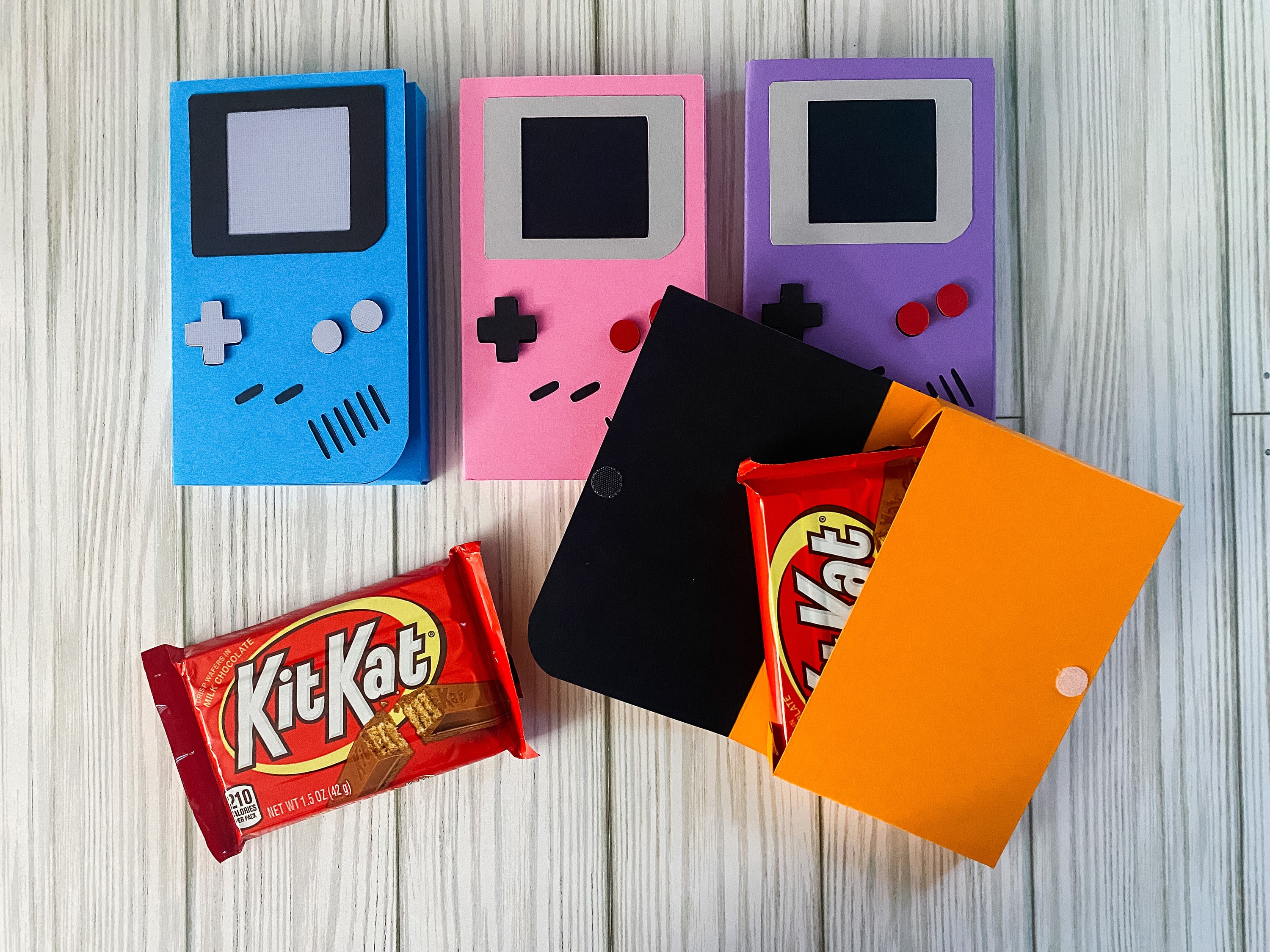 Gameboy Handheld Video Game Candy Bar Holder Wrapper for Video Game ...