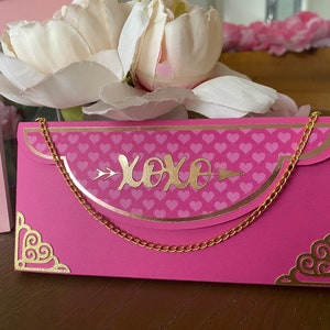 Romantic Pretty Hearts XOXO Gift Chocolate Candy Bar Purses | Great for ...