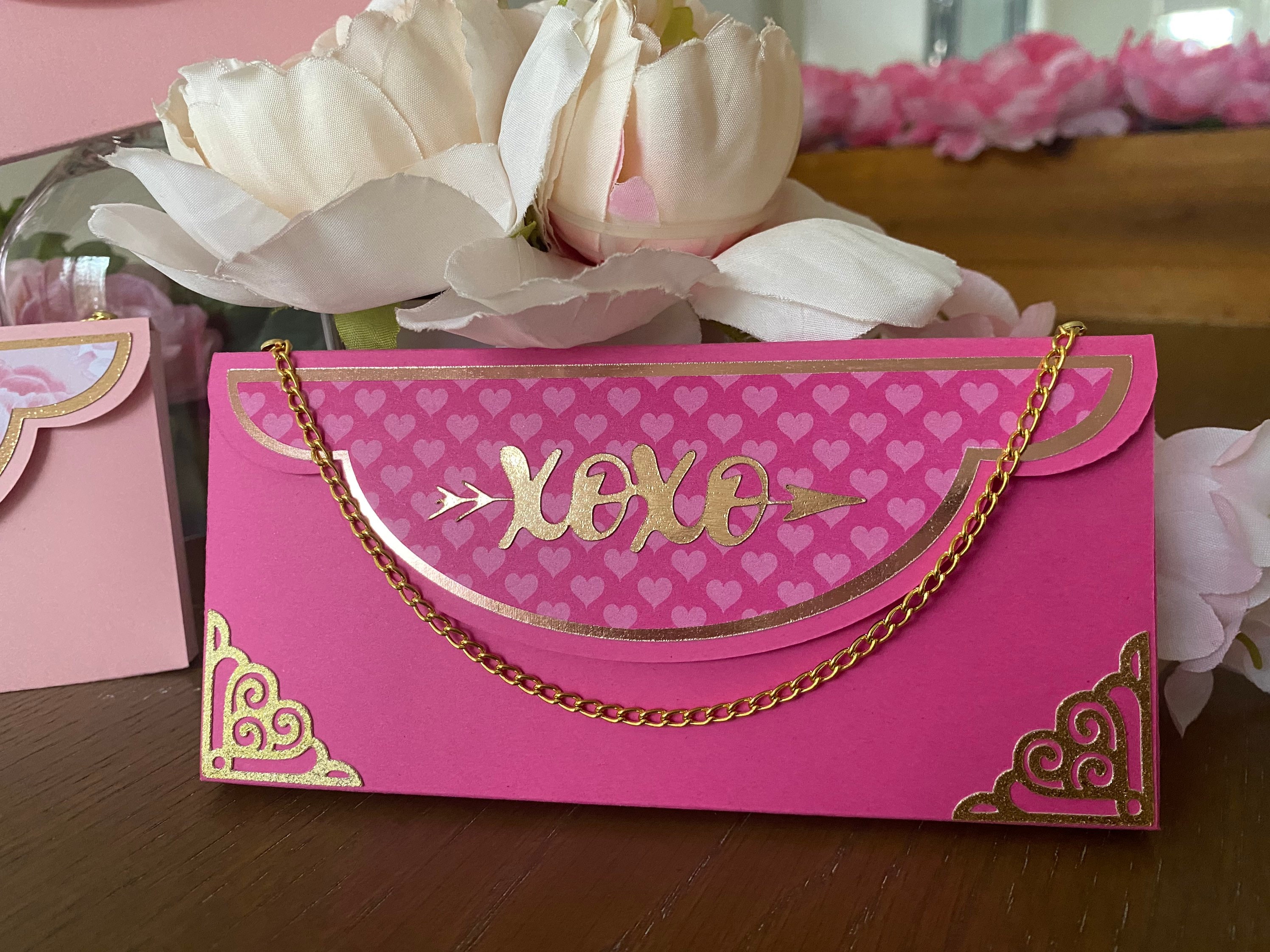Romantic Pretty Hearts XOXO Gift Chocolate Candy Bar Purses | Great for ...