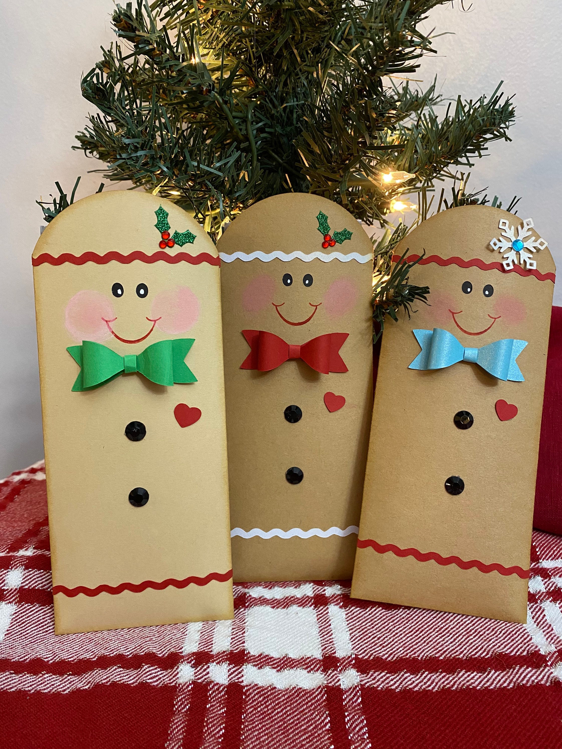 Set of Holiday Christmas Gingerbread Cookie Candy Bar Wrapper ...