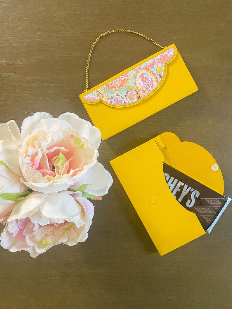 Set of 4 Candy Chocolate Bar Purse Favors: Perfect Gifts for Mother's ...