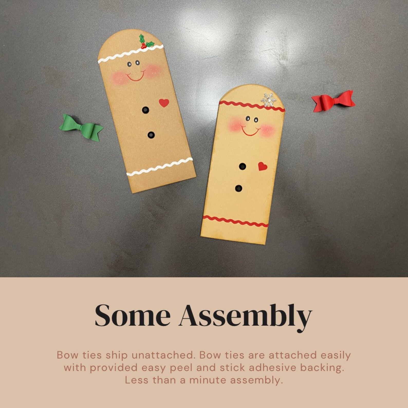 Set of Holiday Christmas Gingerbread Cookie Candy Bar Wrapper Chocolate ...