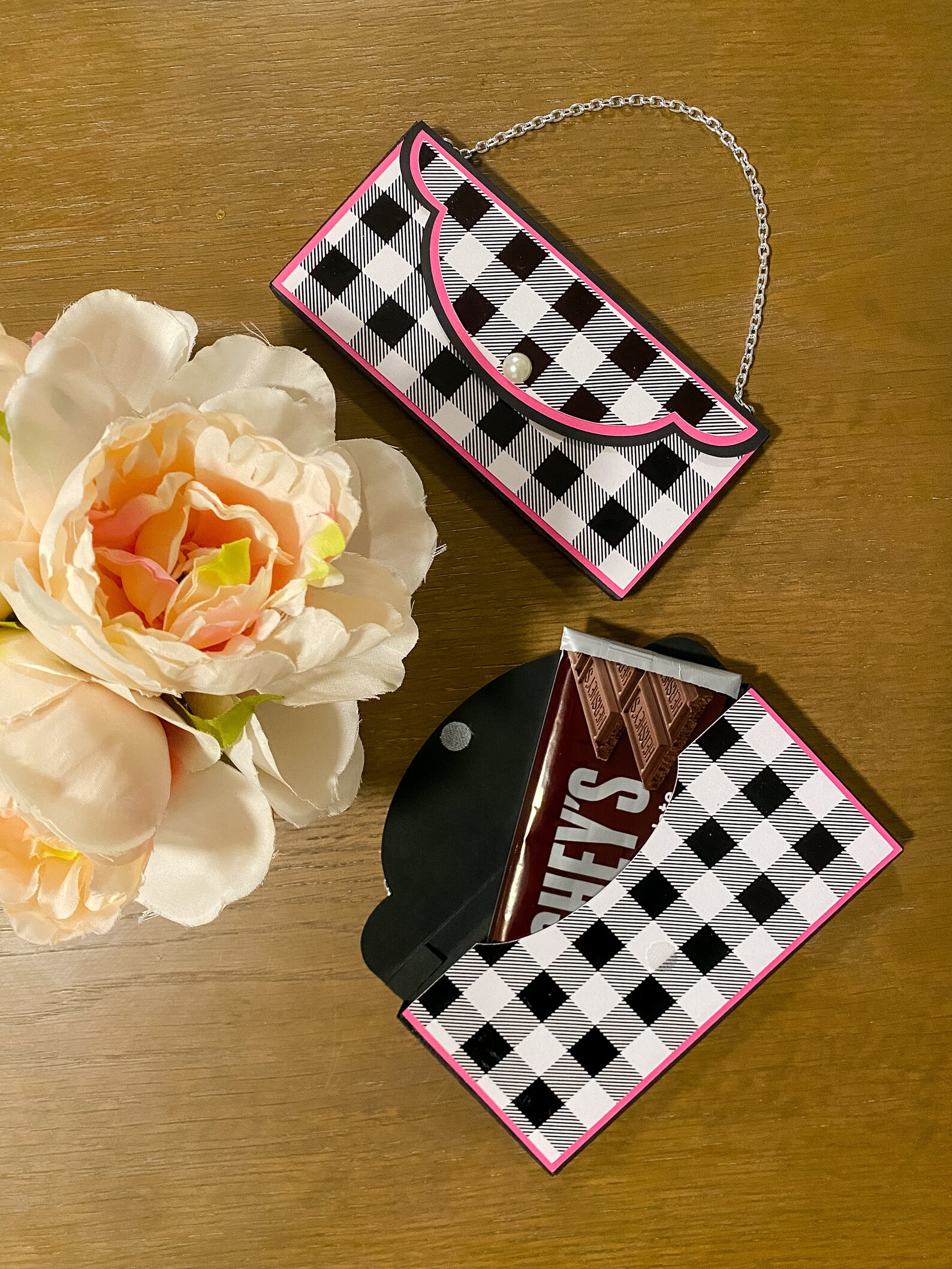 Set of 4 Candy Chocolate Bar Purse Favors: Perfect Gifts for Mother's ...
