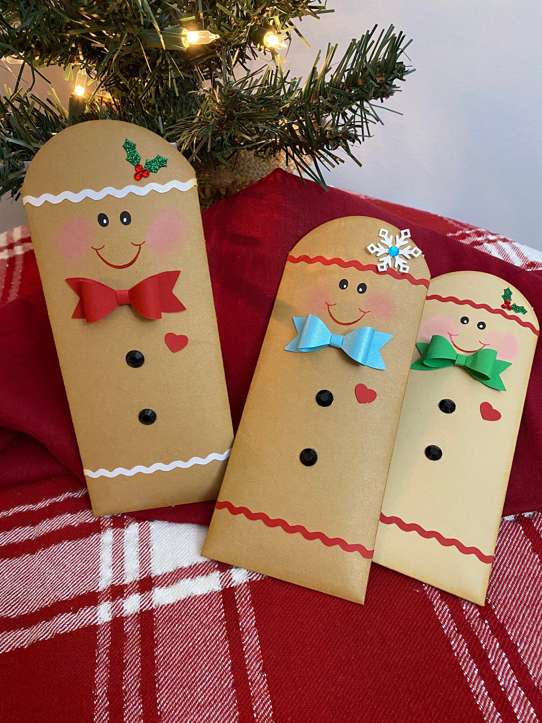 Set of Holiday Christmas Gingerbread Cookie Candy Bar Wrapper ...