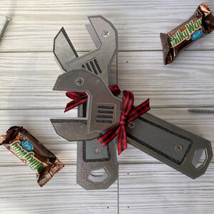 Wrench Candy Chocolate Bar Holder - Great Gift for Him or Handy Man or ...