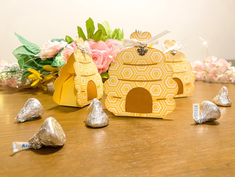Honey Bumble Bee Hive Candy Box - Perfect Party Favor for Birthday ...