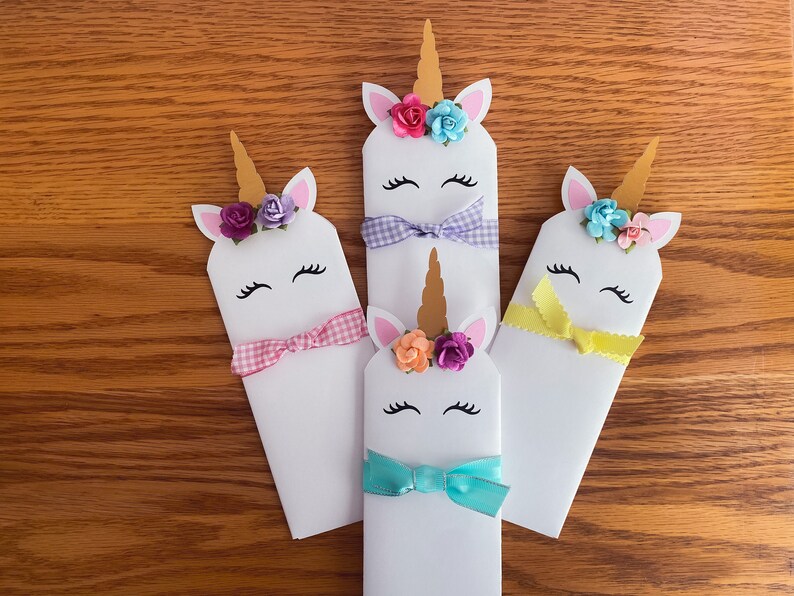 Cute Unicorn Candy Bar Sleeve | Chocolate Bar Wrapper Holder | Birthday ...