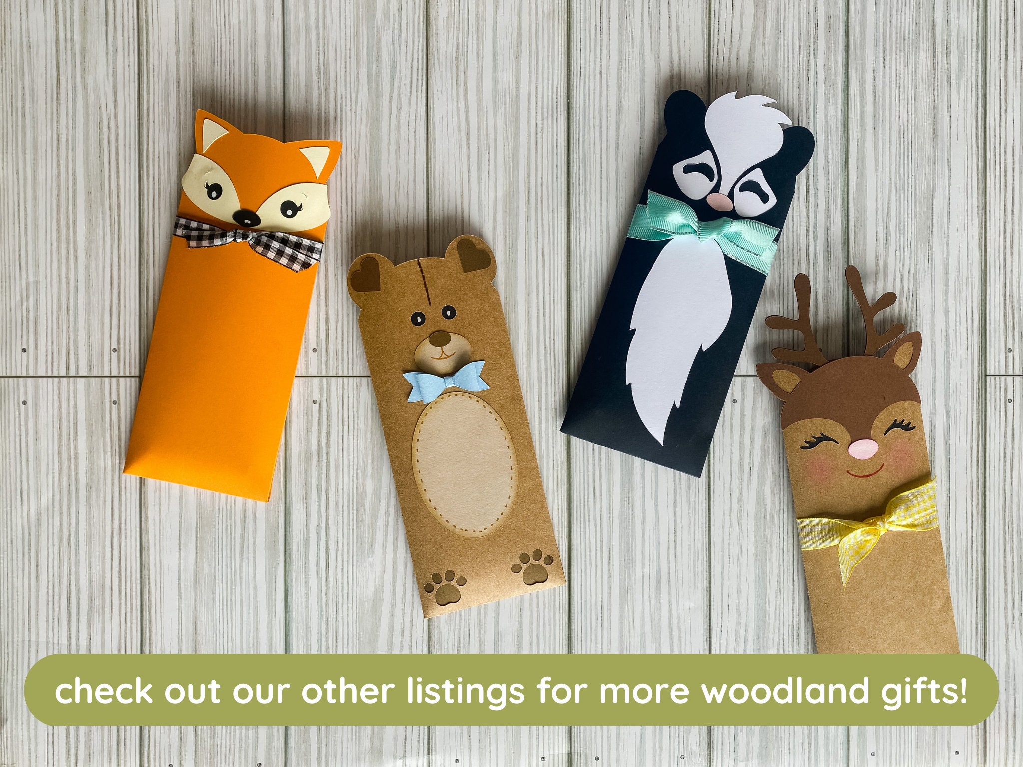 Cute Skunk Baby Animal Candy Bar Sleeve Chocolate Bar Wrapper Holder ...