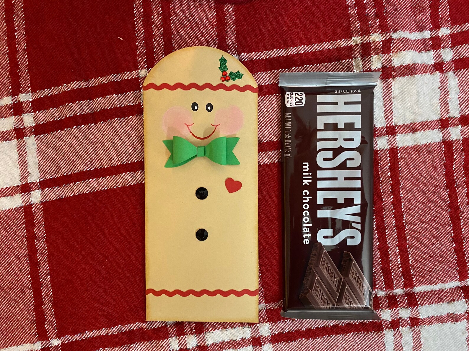 Set of Holiday Christmas Gingerbread Cookie Candy Bar Wrapper ...