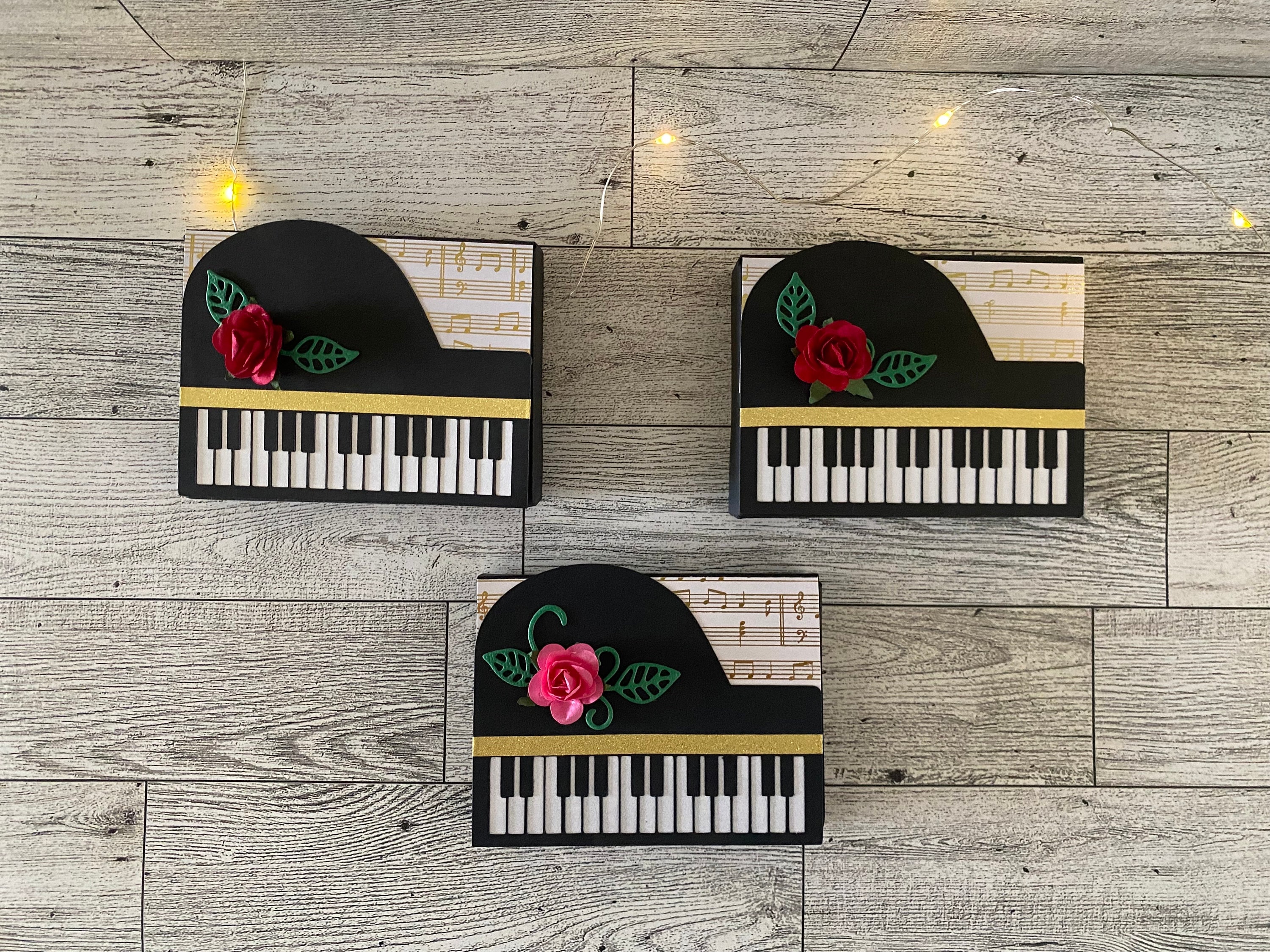 Piano Keyboard Favor Candy Box Wrapper - Kitkat Holder - Party Birthday ...