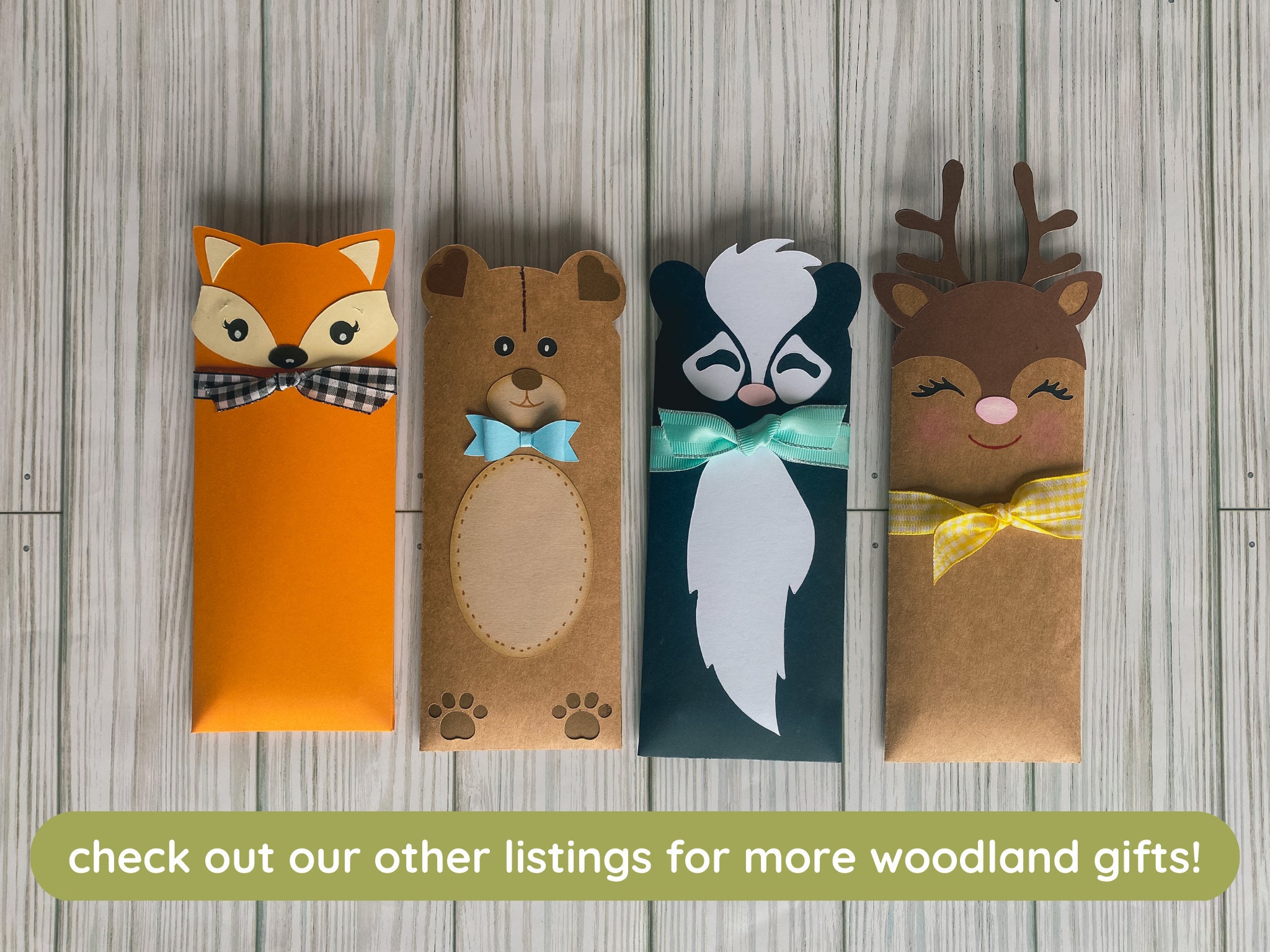 Cute Skunk Baby Animal Candy Bar Sleeve Chocolate Bar Wrapper Holder ...