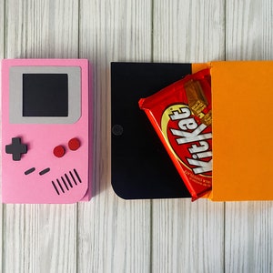 Custom Gameboy Handheld Video Game Candy Bar Holder Wrapper for Video ...