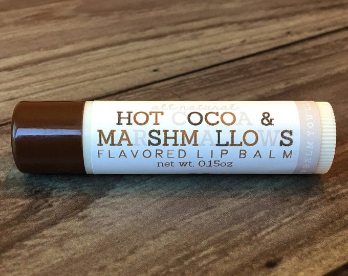Chocolate Lip Balm - Etsy
