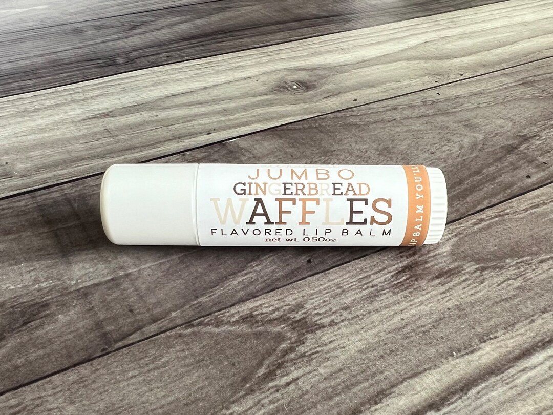 JUMBO Gingerbread Waffles Lip Balm | All Natural Lip Balm | Handmade ...