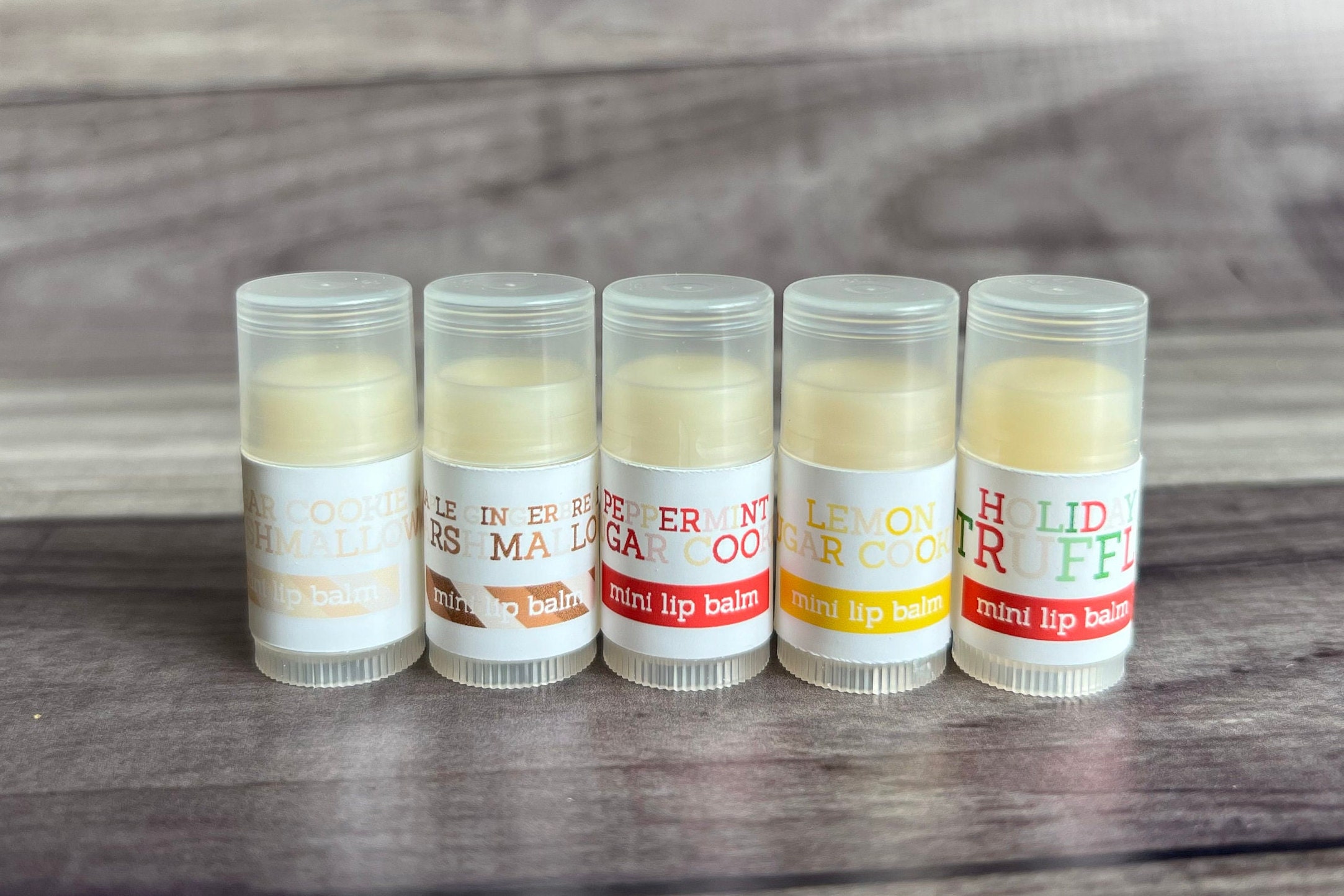Holiday Sweets 5pk Mini Lip Balm Set - Etsy