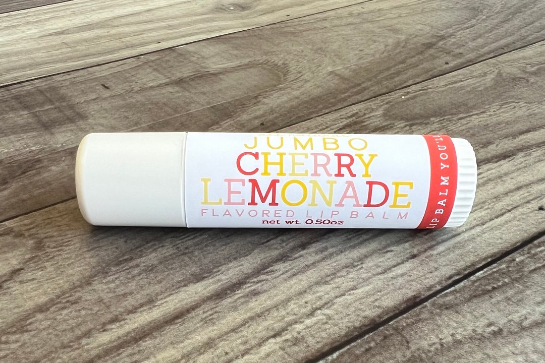 JUMBO Cherry Lemonade Lip Balm - All Natural - Handmade - Etsy