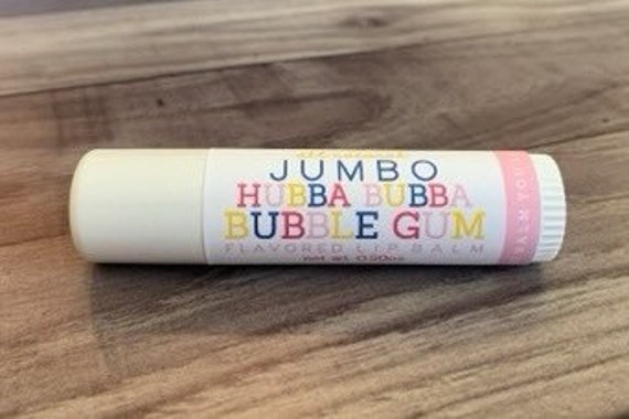JUMBO Hubba Bubba Bubble Gum Lip Balm All Natural Handmade | Etsy