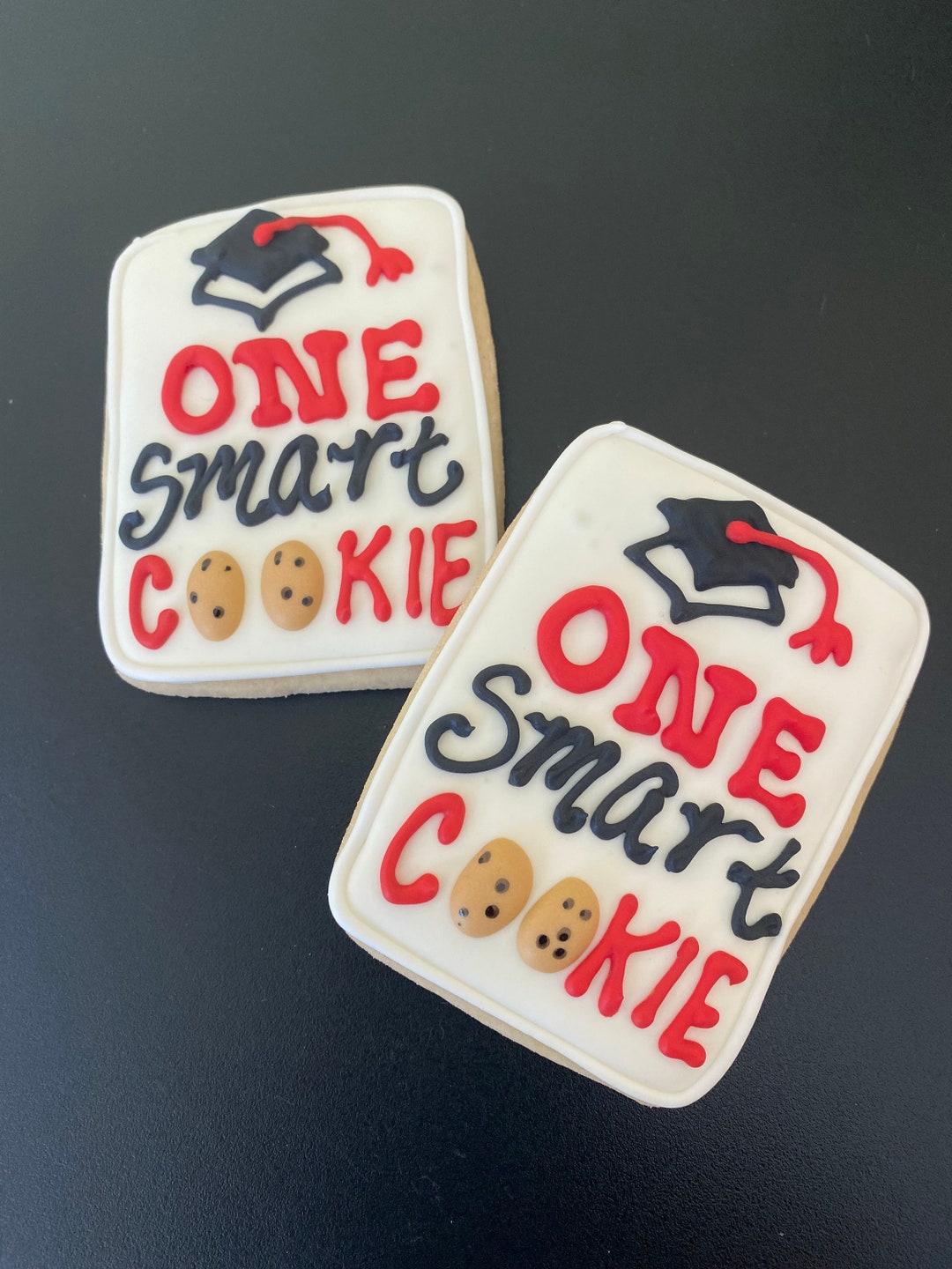 Graduation Cookies | One Smart Cookie Graduation Party Favors Presented ...
