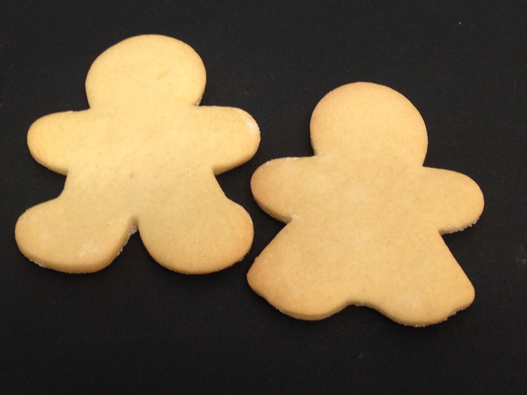 DIY Gingerbread Man Cookies | Undecorated Christmas Sugar Cookies - Etsy