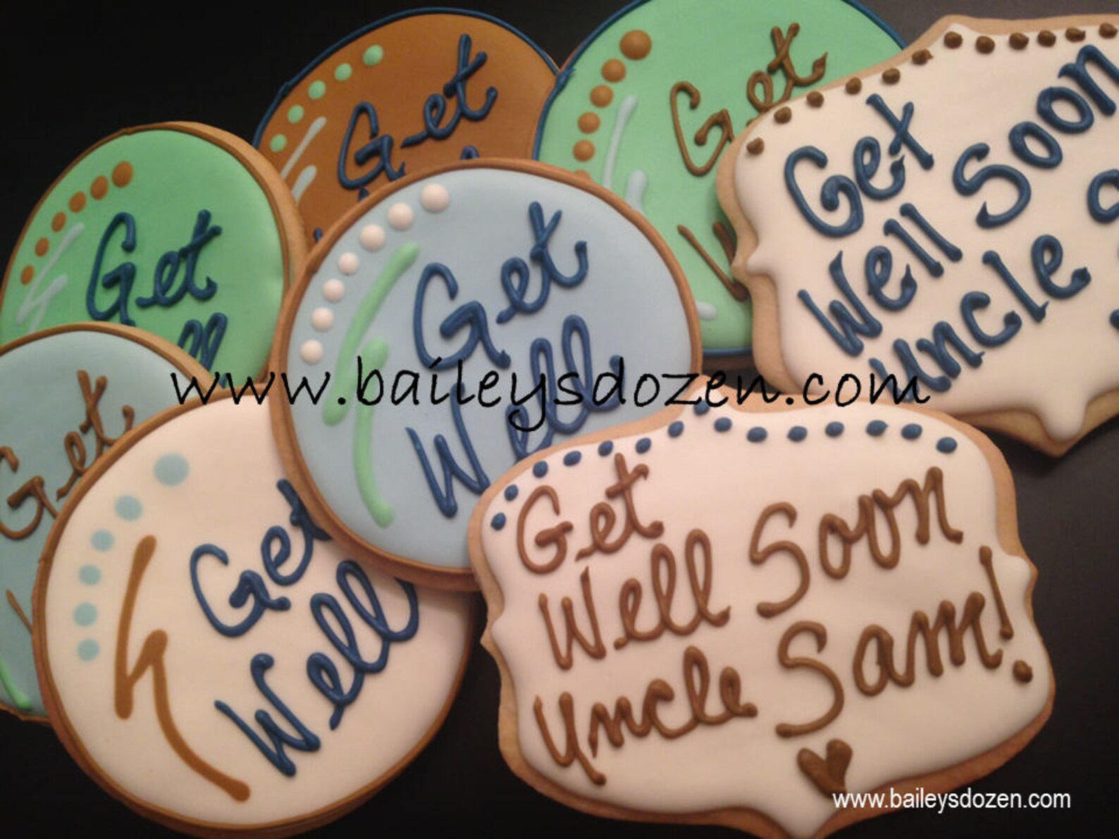 Get Well Soon Sugar Cookies | Handmade Hospital Gift - Etsy