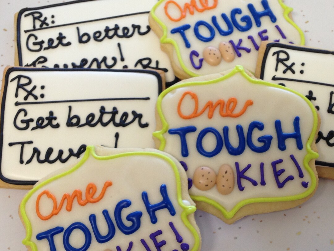 One Tough Cookie, Get Well Soon Gift for Surgery, Quick Recovery by ...