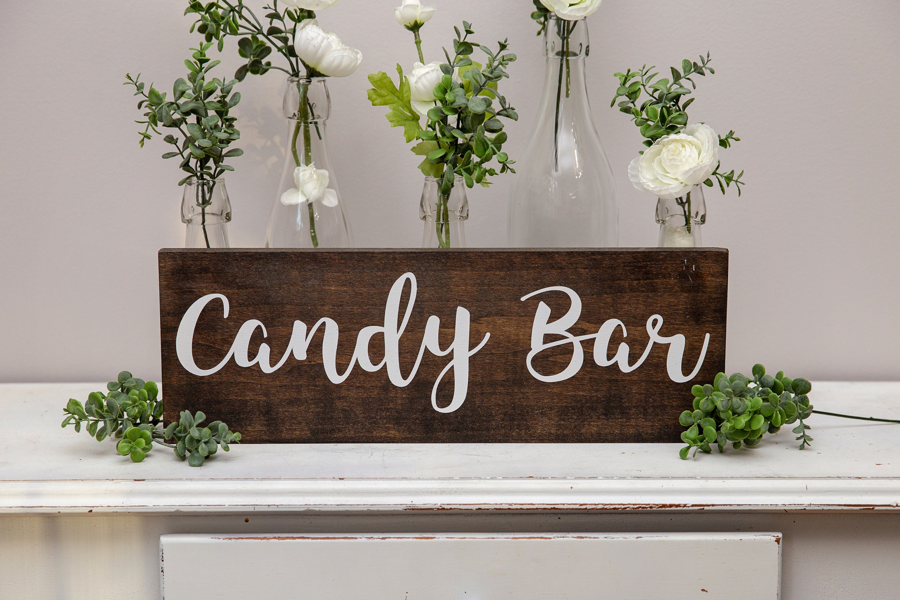 Candy Bar Sign Custom Wedding Sign Sweets Table Table Signs - Etsy