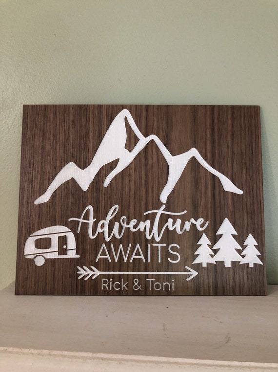 Camping Sign CUSTOM Custom Camping Sign Camper Sign Camp | Etsy