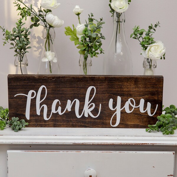 Thank You Sign - Etsy