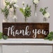 Thank You Wood Sign Wood Thank You Sign Wooden Thank You - Etsy