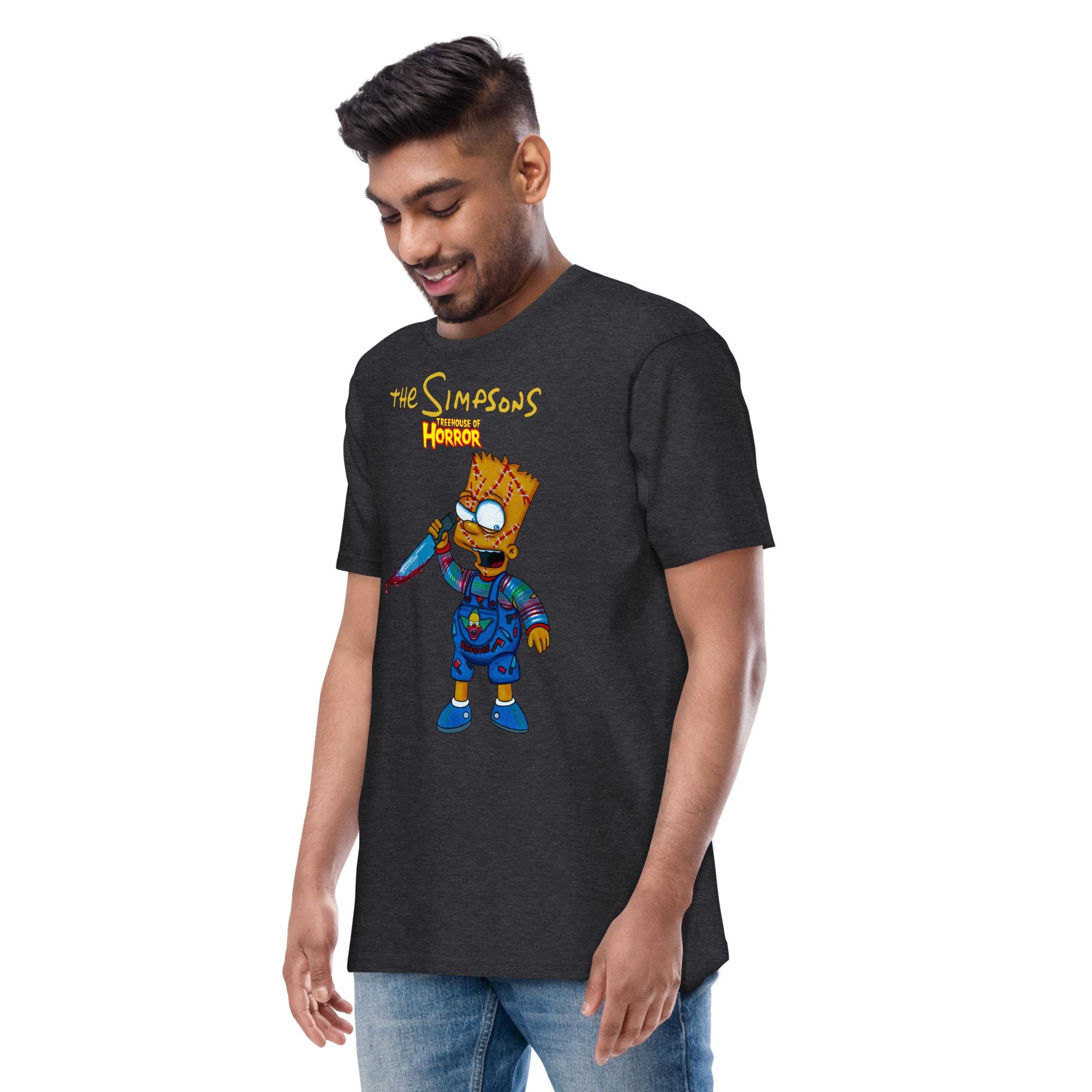 Bart Simpson Chucky Premium Heavyweight Tshirt - Etsy