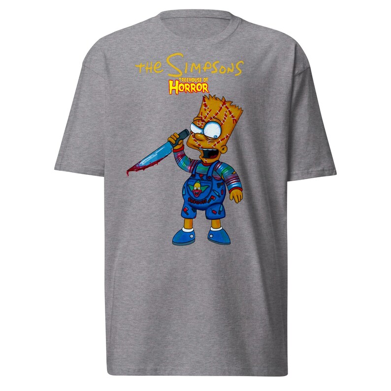 Bart Simpson Chucky Premium Heavyweight Tshirt - Etsy