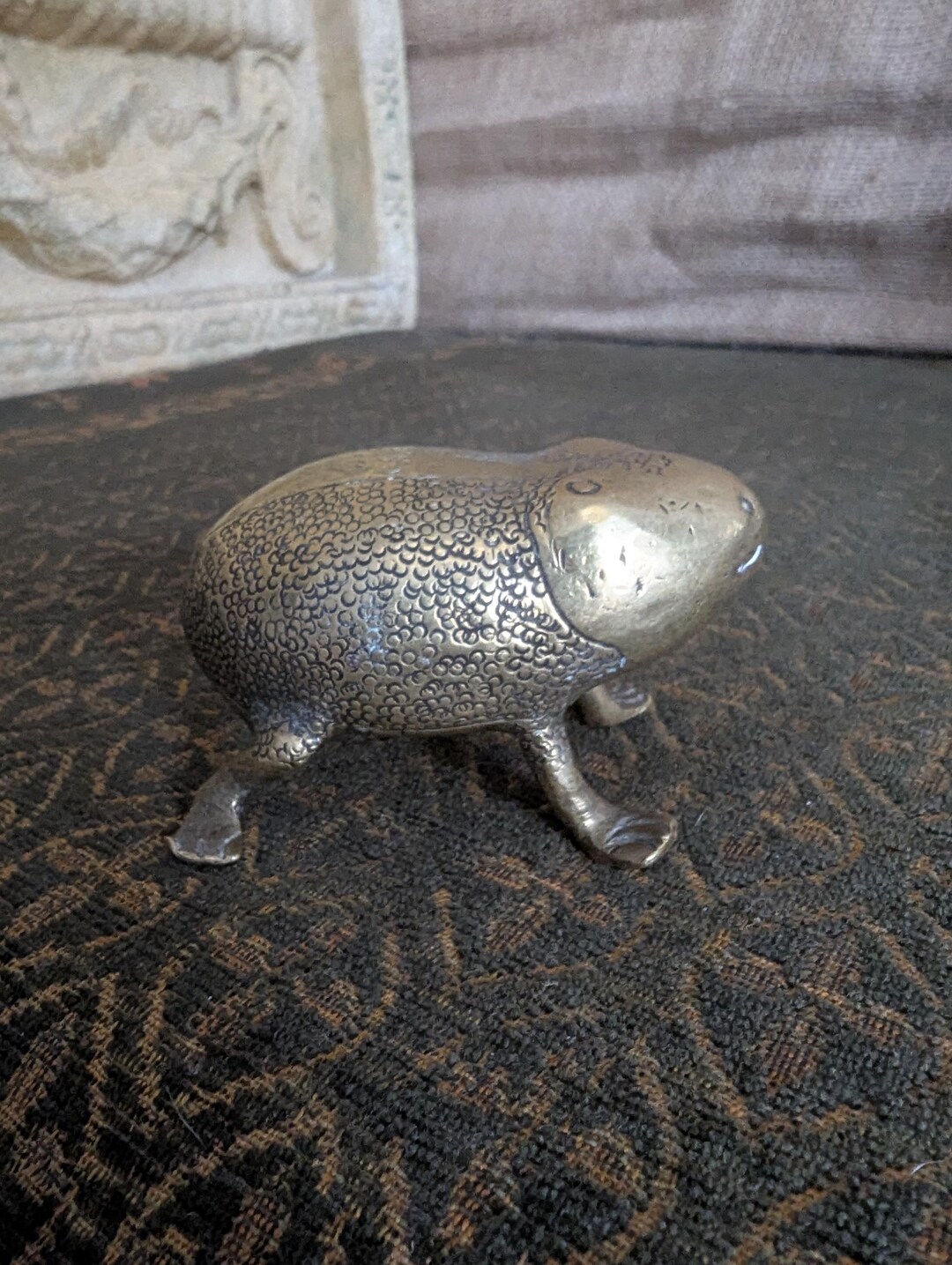 Very Unusual Old Benin Grotesque Quirky Brass Frog / Toad - Etsy