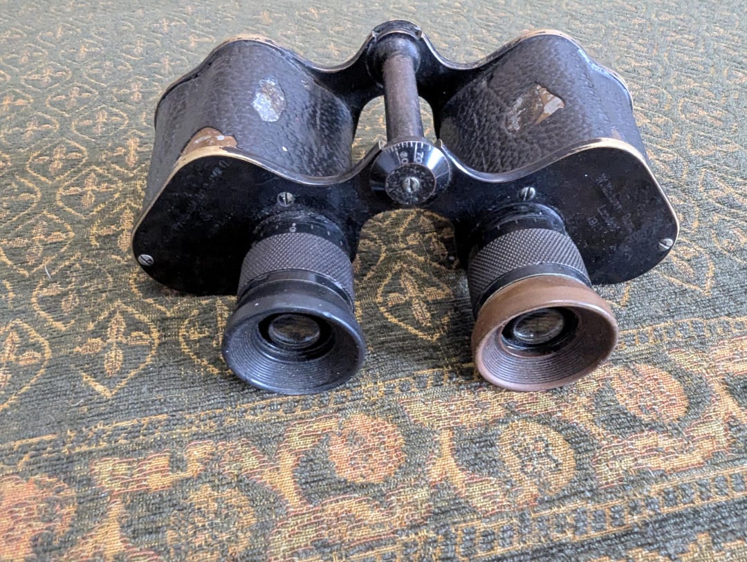WW1 British Army Issue Crows Feet Marked Binoculars 1918. Watson & Son ...