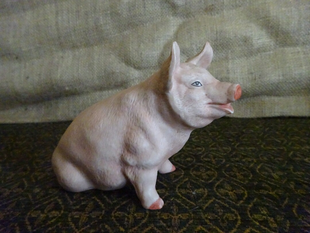 Ceramic Pottery Pig Sculpture - Etsy UK