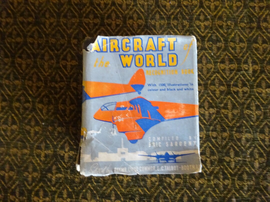 Aircraft of the World Recognition Book by Eric Sargent. - Etsy