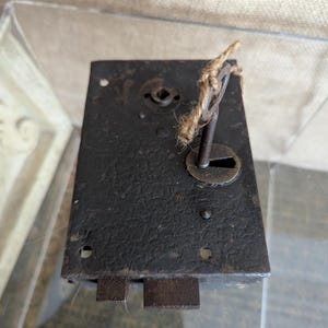 Heavy Antique Lock, Old Salvaged Rim Lock, Vintage Lock With Key - Etsy