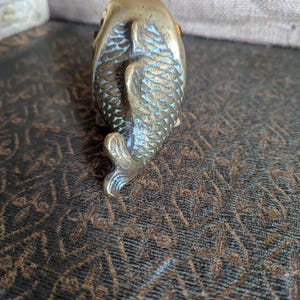 Vintage Brass Fish With Large Mouth Receptacle - Etsy