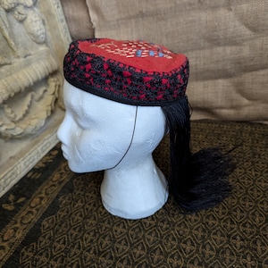 Vintage Middle Eastern Military Tassel Hat - Etsy