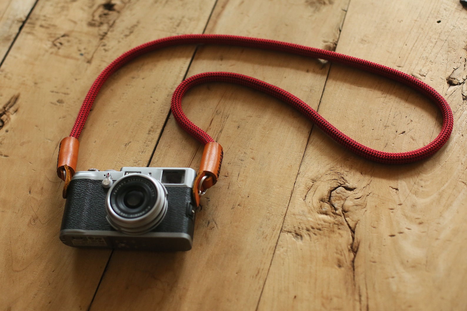 Camera Neck Shoulder Strap Handmade Red and Black Spots - Etsy