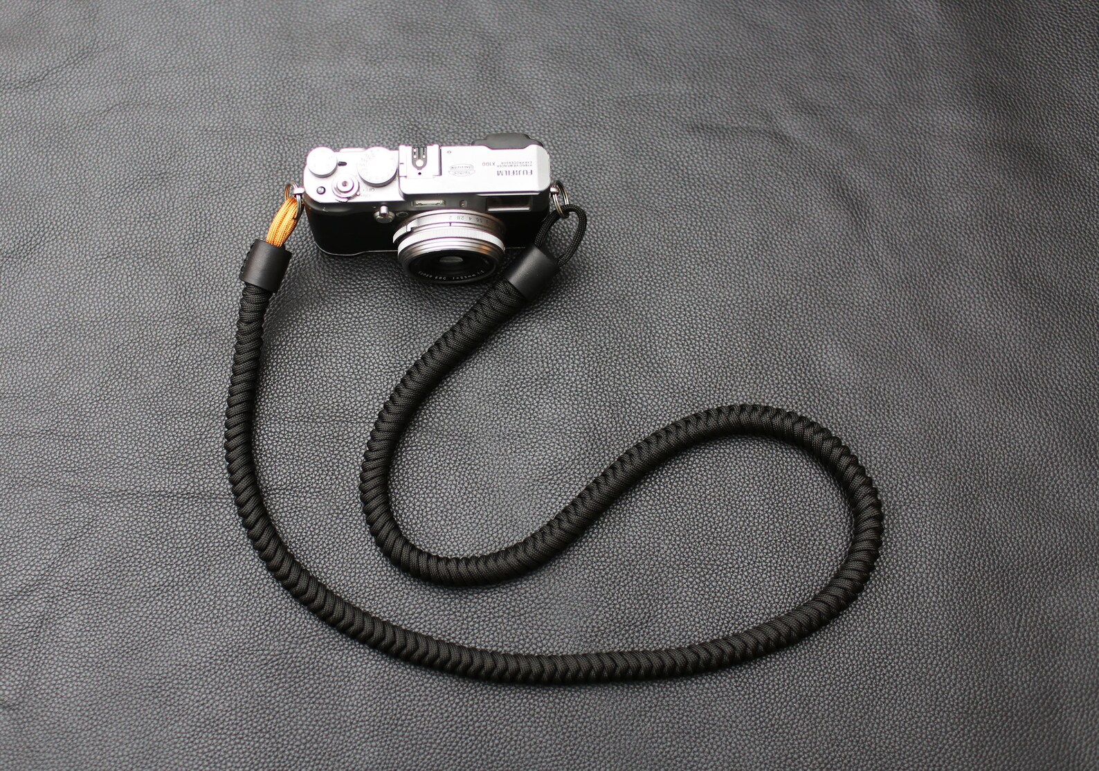 Handmade Woven Soft Camera Strap Belt Black and Gold Contrast - Etsy