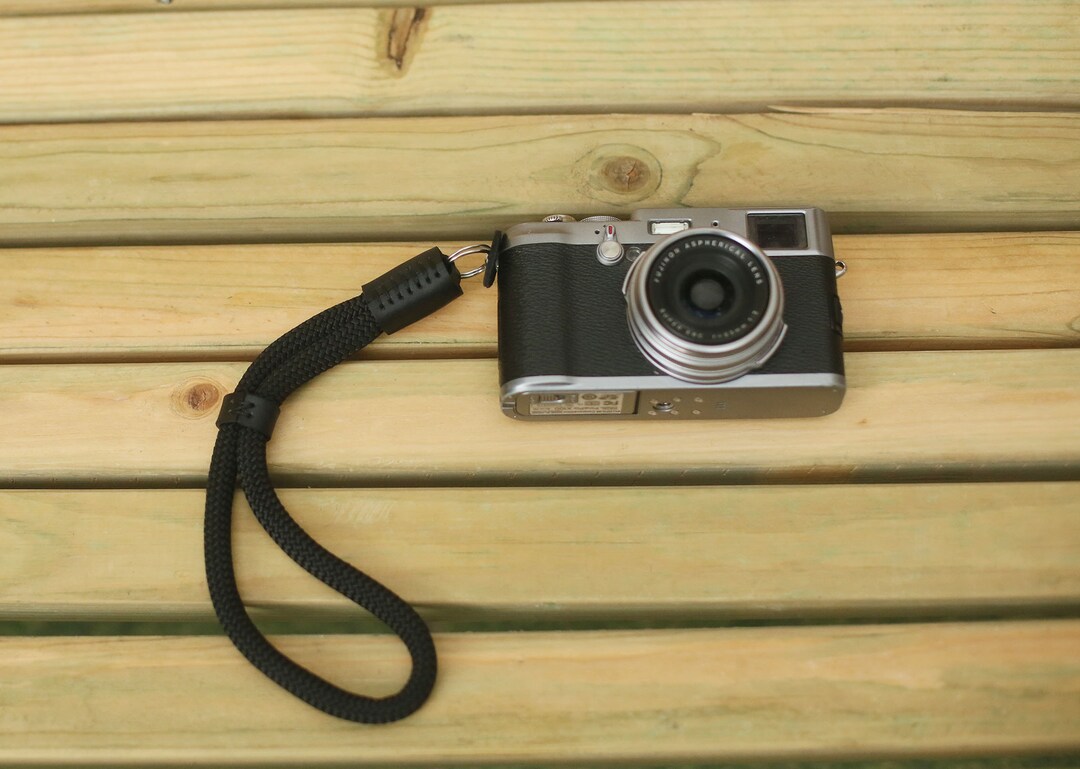 All-black Climbing Rope Camera Wrist Strap – Minimalist Design by ...