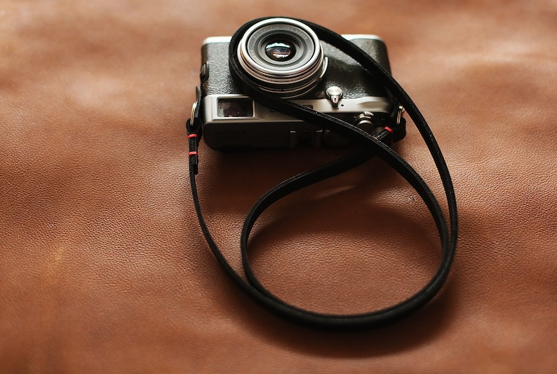 11mm Black Leather Handmade Camera Neck Shoulder Strap - Etsy