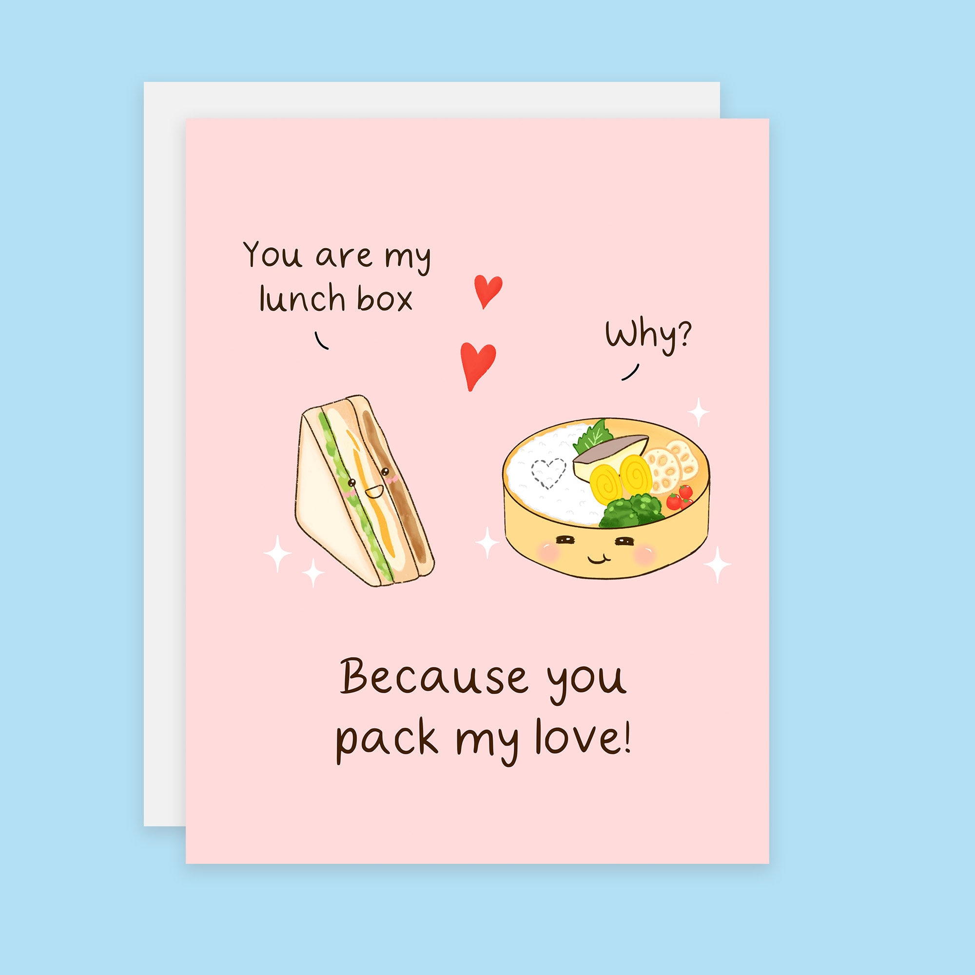 You Are My Lunchbox Cute Love Card for Food Lover - Etsy