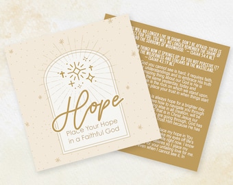 Healing Encouragement Card Digital File, Evangelism Card, Gospel Tract ...