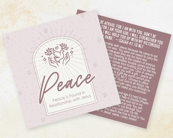 Healing Encouragement Card Digital File, Evangelism Card, Gospel Tract ...