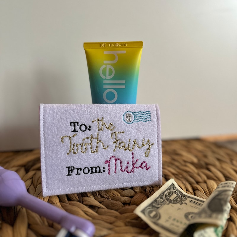 Embroidered Letter Envelope - Etsy