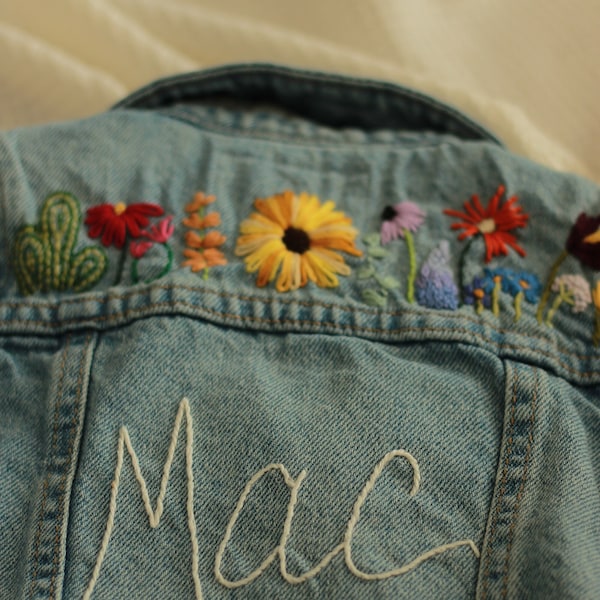 Embroidered Jacket - Etsy