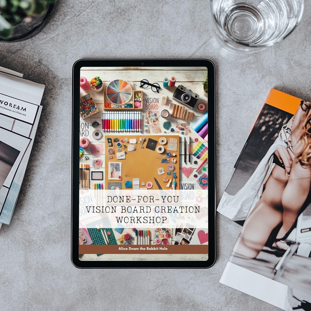 Vision Board Done-for-you Workshop Guide | Digital Workbook | Goal ...