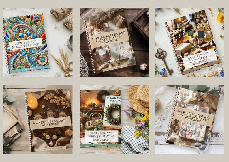 Pick Any 5 Creative Craft Workbooks | DIY Journaling (digital Download ...